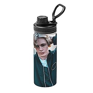 Eevikion Nick Musics Austin Stainless Steel Insulated Tumbler Sports Water Bottle Hot and Cold Travel Cup 18oz