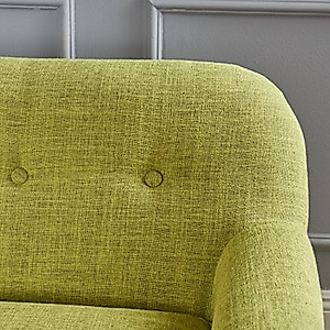 Christopher Knight Home Mariah Mid-Century Modern Loveseat, Muted Green