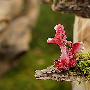 Top Collection 4530 Mini Red Dragon Roaring Figurines