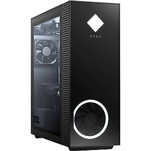 HP OMEN 30L GT13 Gaming Desktop Computer - AMD Ryzen 7 5700G 8-Core up to 4.60 GHz CPU, 32GB RAM, 4TB NVMe SSD + 20TB HDD, GeForce RTX 3080 10GB GDDR6, Custom Case Lighting, Windows 11 Pro