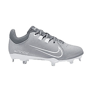 Nike Hyperdiamond 4 Pro Metal Softball Cleats Gray | White Size 10.5 Medium
