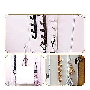 OUSIKA Coat Rack 1pcs Over Door Hanger Hanger Hanger Back Door Hanger Hook Racks