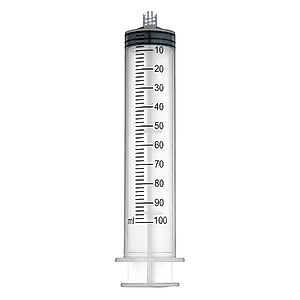 8 Pack 100ml Syringes with 14G 4.0" 3.0'' 2.0" 1.0'' Blunt Tip Needles and Storage Caps(Luer Lock), Plastic Reusable Syringe for Glue Applicator, Oil Dispensing Multiple Uses