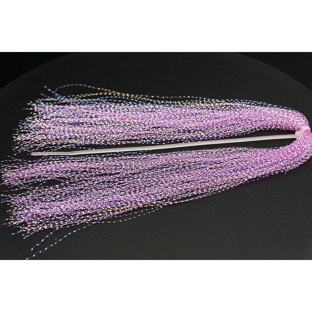 10 Packs Crystal Flash Fly Tying Material Hook Lure Flash Flies Decorating Holographic Tinsel Krystal Flashabou Sparkle Dry Streamer for Fishing Lure Dry Flies Making Supplies