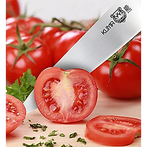 KUMA Multi Purpose Chefs Knife - Pro Bolster Edition - 8 Inch Blade for Carving, Slicing & Chopping - Great Ergonomic Handle - Professional Kitchen Knives