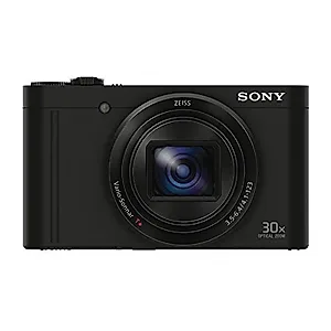 Sony Cyber-shot DSC-WX500 Digital Camera (Black) Bundle [Japan Import]