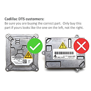 Replacement Xenon HID Ballast for BMW, Mini, Audi, Cadillac with AL 307 329 153 and 307 329 193 Headlight Control Unit Module 63117182520, 25806714