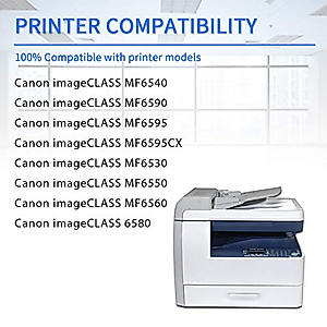 High Yield Cartridge 106 Toner ( 0264B001AA ), Replacement for Canon imageCLASS MF6540 MF6590 MF6595 MF6595CX MF6530 MF6550 MF6560 6580 Series Printer Ink Cartridge ( 1Pack Black )