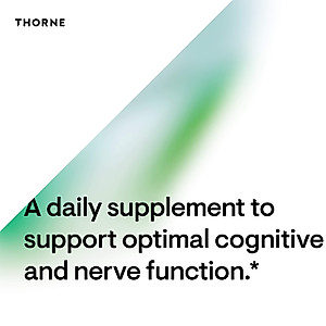 THORNE Acetyl-L-Carnitine - 500 mg - Supports Brain Function & Healthy Nerve Sensations in The Hands & Feet - Gluten, Dairy & Soy-Free - 60 Capsules