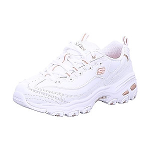 Skechers Sport Women's Women's Fresh Start Sneaker, WTRG=White Rose Gold, 8.5