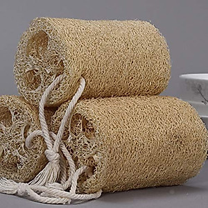 balacoo 3Pcs Chinchilla Toys Rabbit Hamster Chew Toys Guinea Pig Gerbil Rat Hamster Chew Toys Teeth Care Molar Toy Loofah