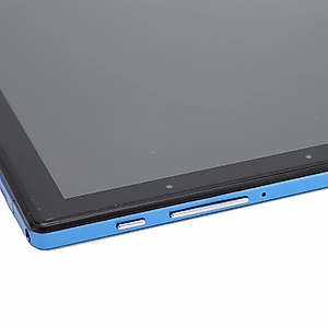 10 Inch Tablet, 6GB 256GB 4G Network 5GWIFI HD Tablet 8 Core CPU Blue (US Plug)
