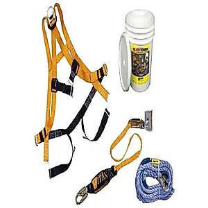 Honeywell Miller by Honeywell BRFKT75/75FT 75-Feet Titan ReadyRoofer Fall Protection System with Full-Body Harness