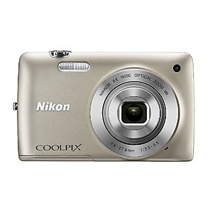Nikon COOLPIX S4300 16 MP Digital Camera with 6x Zoom NIKKOR Glass Lens and 3-inch Touchscreen LCD (Silver)