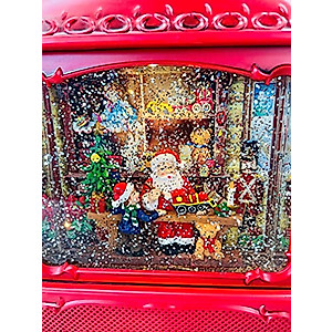 Toy Workshop Lighted Snow Lantern 10.625"