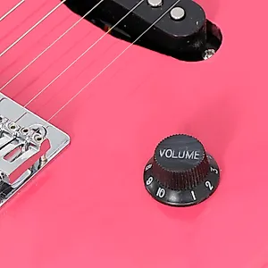 Smartxchoices 30" Inch Kids Electric Guitar with 5W Amp Cable Cord Pick Shoulder Strap Much More Guitar Combo Accessory Kit for Beginner Starter (Pink)