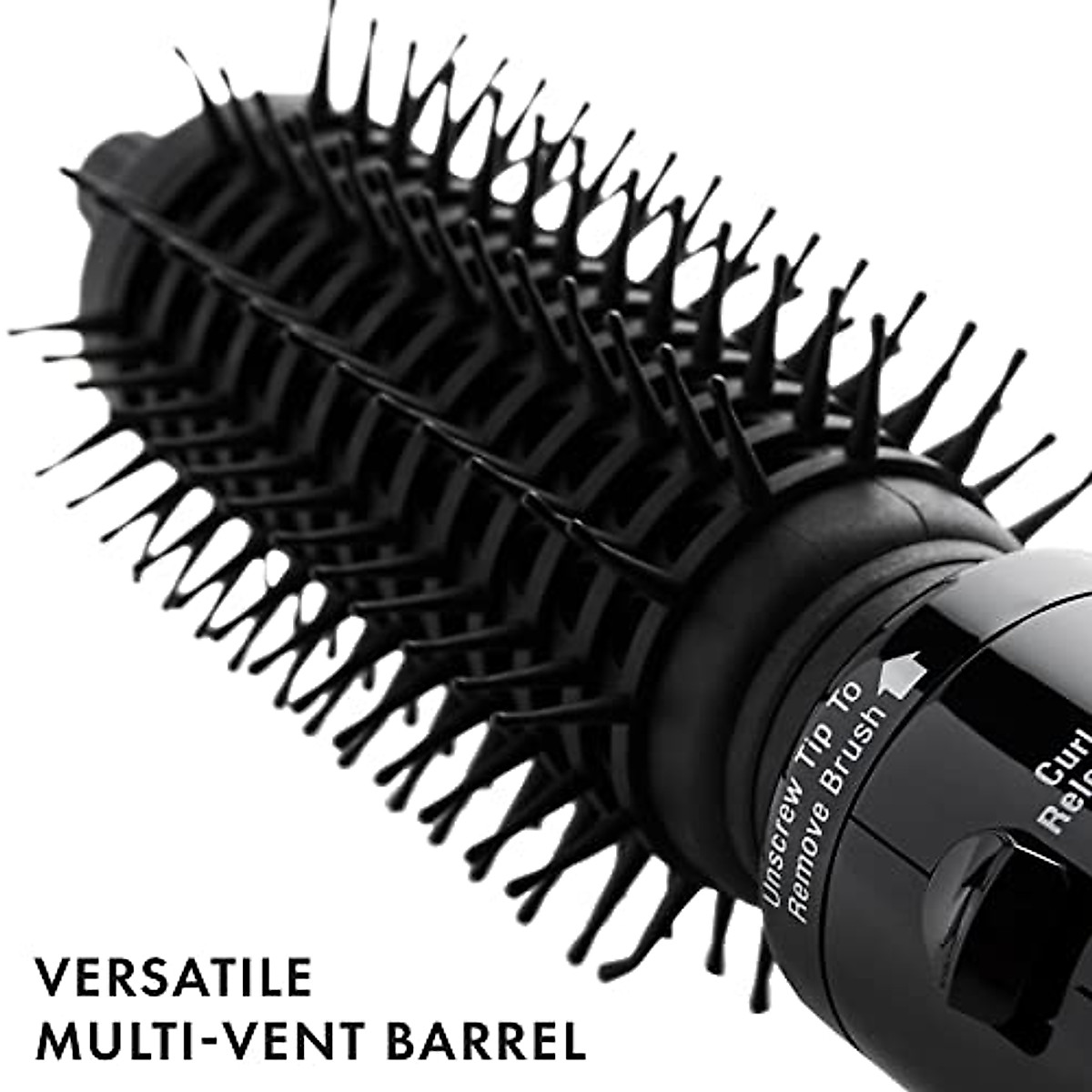 Hot Tools Pro Artist Hot Air Styling Brush | Style, Curl and Touch Ups (1-1/2”)