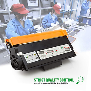 LINKYO Compatible Toner Cartridge Replacement for Brother TN750 TN-750 TN720 (Black, High Yield, 2-Pack)