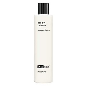 PCA SKIN 5% Benzoyl Peroxide Face Wash, Foaming Acne Facial Cleanser for Oily and Acne Prone Skin, Eliminates Existing Acne and Helps Prevent Future Breakouts, Cleanses and Calms, 7.0 oz Bottle