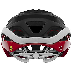 Giro Helios Spherical MIPS Cycling Helmet - Matte Black/Red Small