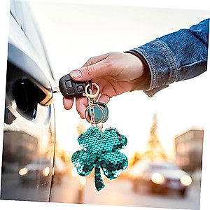PRETYZOOM 6pcs Couples Keychain Traffic Signs Toys Car Key Pendant Keychain Ornament Key Ring Sparkling Charm Keyring Wallet Keychain Kids Decor Key Fob Keychain Pendant Decorations Bags