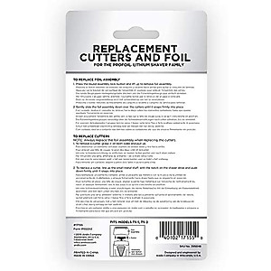 Andis Pro Shaver No.755 Replacement Titanium Foil Assembly and Inner Cutters, 1 Count