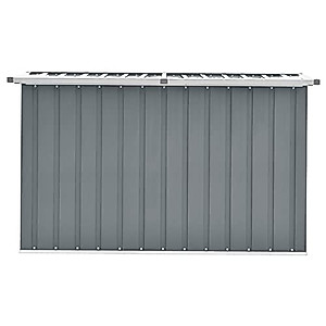 JOYALY Waterproof Outdoor Storage Box - Large Resin Garden Container with Lockable Lid for Patio Deck and Yard - Perfect Deck Storage Solution (149x99x93 cm)