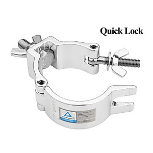 GBGS 20 Pack O-Clamp 2 Inch Lighting Mount for Stage Lighting Moving Head Light Par Light Spotlight Aluminum Alloy Finish Max Load 220 LB, TUV Certificated ID:1419037861