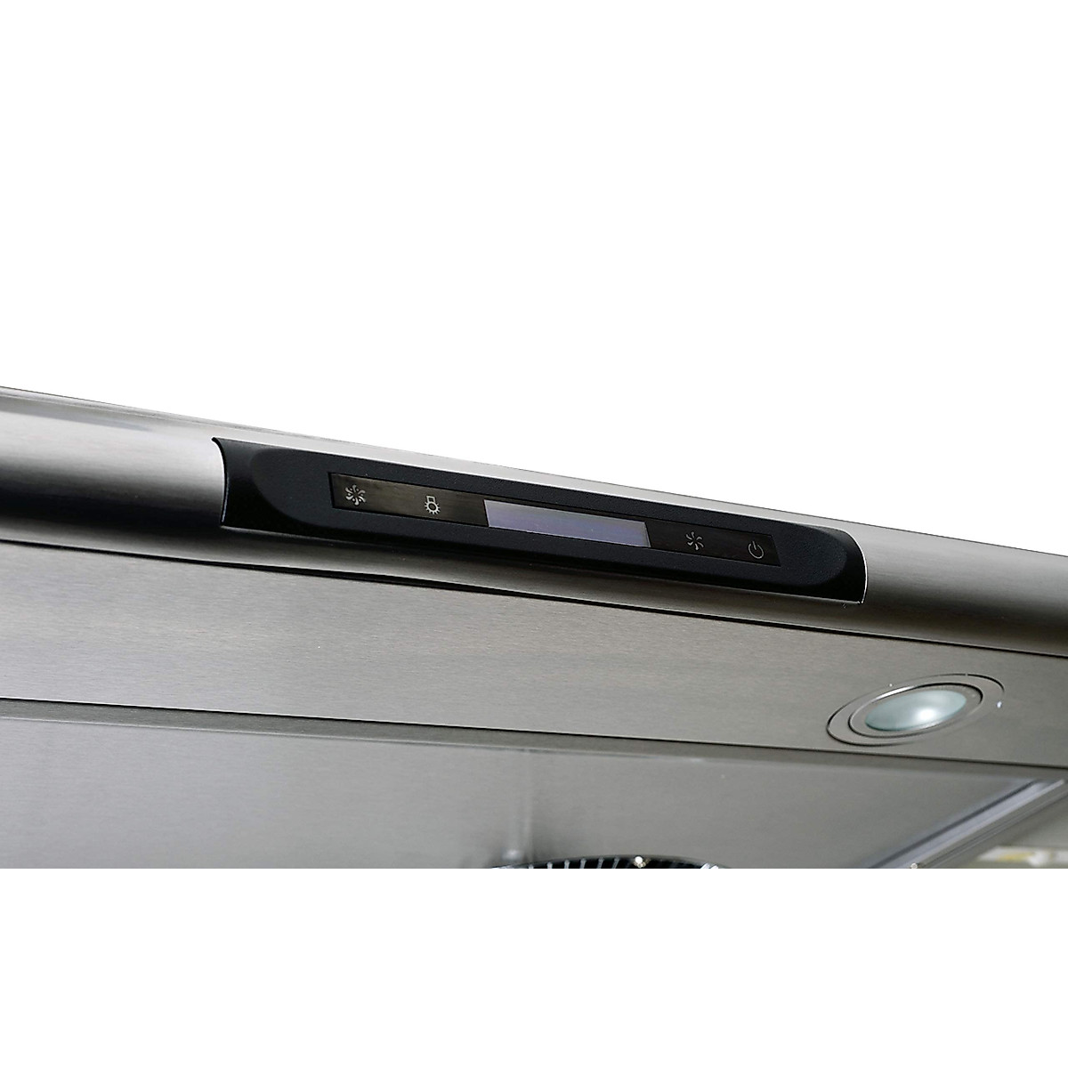 Hauslane | Chef Series 30” C400 Range Hood Slim Under Cabinet Kitchen Extractor - Stainless Steel Design with Self Cleaning - 6-Speed Setting Exhaust Fan and Halogen Lamp - 3-Way Venting