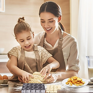 AIERSA Gold Fish Cracker Cutter,25 Cavity Fish Cookie Cutter,Mini Gold Fish Shapes Molds for Cookie,Non-stick Dough, Stainless Steels Cookie Cutters Mold for Baking