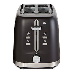 West Bend Toaster 2 Slice Extra-Wide and Deep Slots with 3 Functions and 7 Shade Settings Manual Lift Lever and Auto-Shut Off, 750-Watts, Black