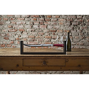 Berkel Superior Champagne Sabre Elegance Red Stainless Steel, Luxury Accessory for Quality Tasting of Champagne or Sparkling Wines, Opening of Bottles, Non-Sharp. Used for theatrical purposes.