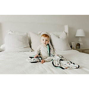 Copper Pearl Three-Layer Baby Blanket: Soft Baby Quilts for Boys and Girls | Breathable, Cozy, Toddler Blanket | Baby Quilt for Newborns | 46x46 Premium Polyester/Rayon | Jo