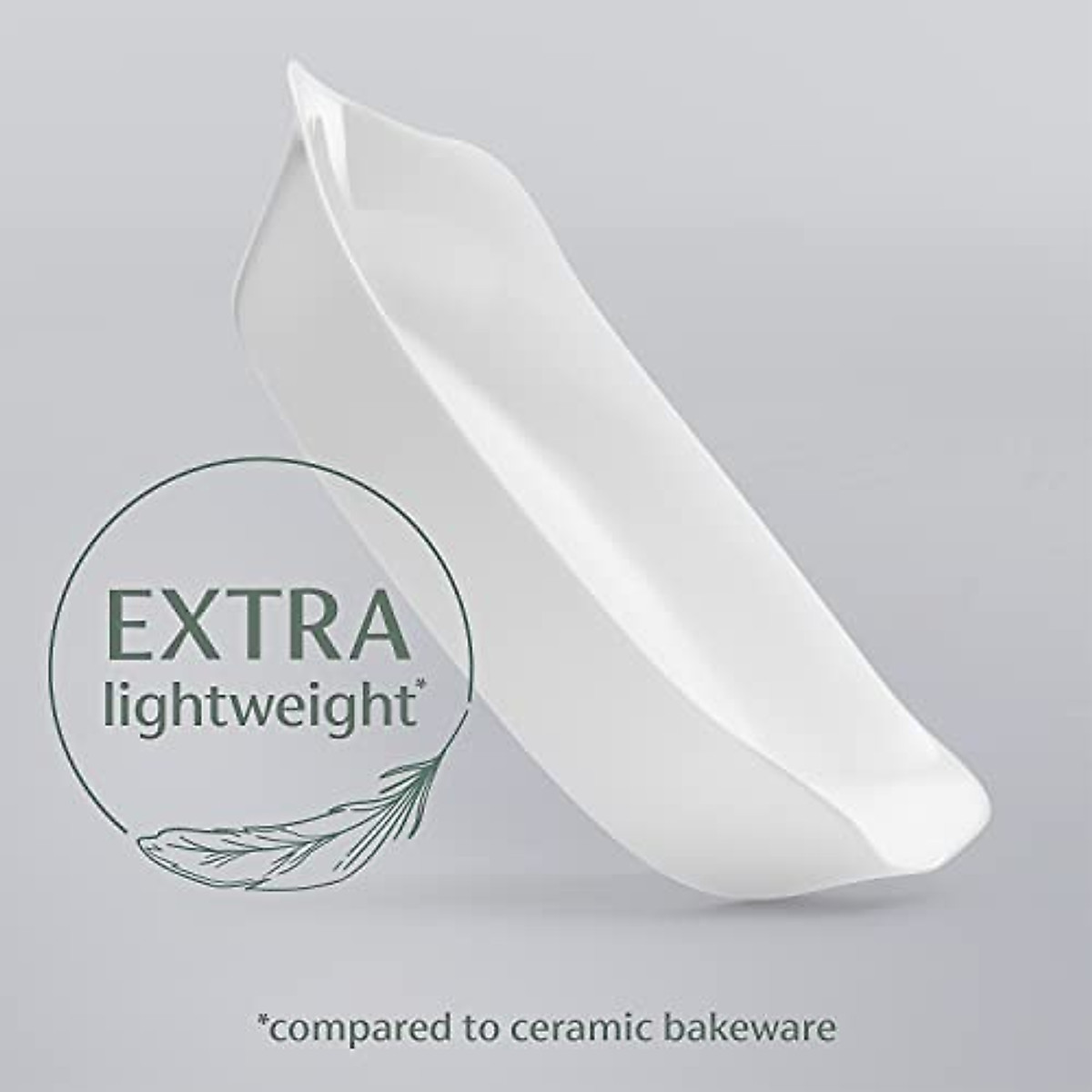 Rubbermaid Glass Baking Dishes for Oven, Casserole Dish Bakeware, DuraLite 8-Piece Set, White (with Lids)