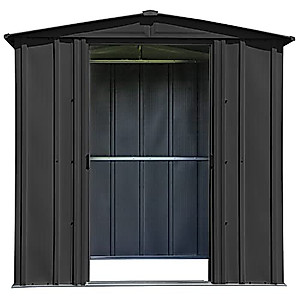 Arrow Shed Classic 6' x 5' Outdoor Padlockable Steel Storage Shed Building