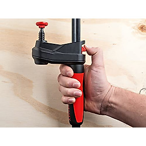BESSEY GK60 GearKlamp Series - 6 Inch Bar Clamps for Woodworking, 450 lb Clamping Force, Wood Clamps for Gluing, Hand Clamps, Sturdy Woodworking Clamps for Cabinetry, Carpentry, & Home Improvement