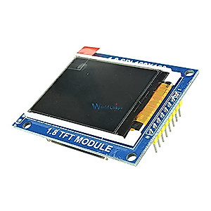 Midzoo Mini 1.8 Inch 128x160 Serial SPI TFT LCD Module Display with PCB Adapter IC Dot Matrix 3.3V 5V IO Inerface Cmmpatible 1602 5110