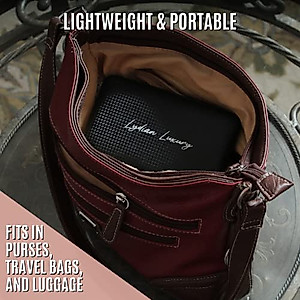 Lydian Luxury Complete Grooming Kit 18 Piece - Professional Travel Nail Kit Gift for Men and Women, Stainless Steel Manicure and Pedicure Nail Tools Clipper Case for Compact Travel, Black and Red