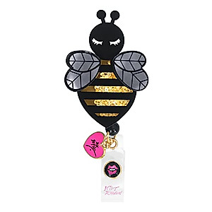 KOI Betsey Johnson BA156 Betsey Retractable Badges Bumble Bee OS
