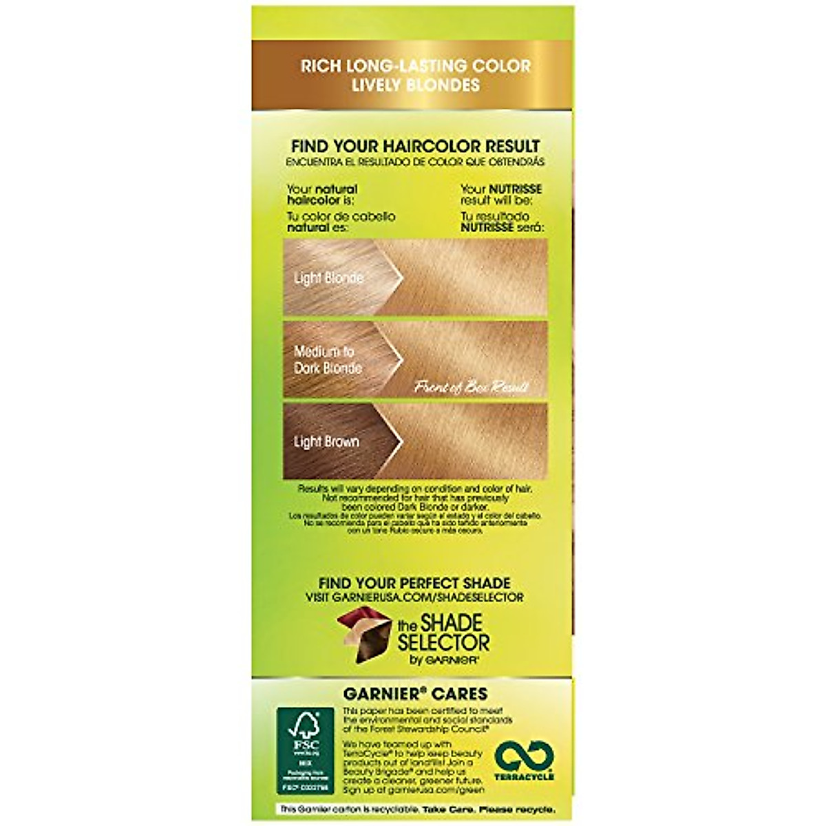 Garnier Nutrisse Nourishing Hair Color Creme, 83 Medium Golden Blonde (Cream Soda) (Packaging May Vary)