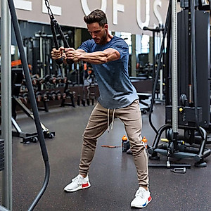 COOFANDY Men's Tie Dye Print Muscle T Shirt Fashion Fitness Quick Dry Fitted Tee