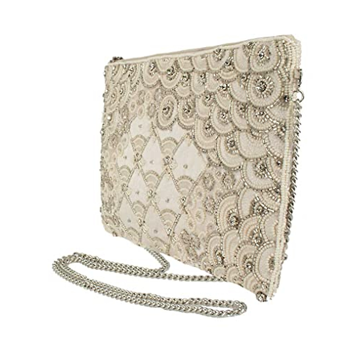 Mary Frances Womens Mary Frances Blissful Crossbody Clutch handbag, Multi, One Size US