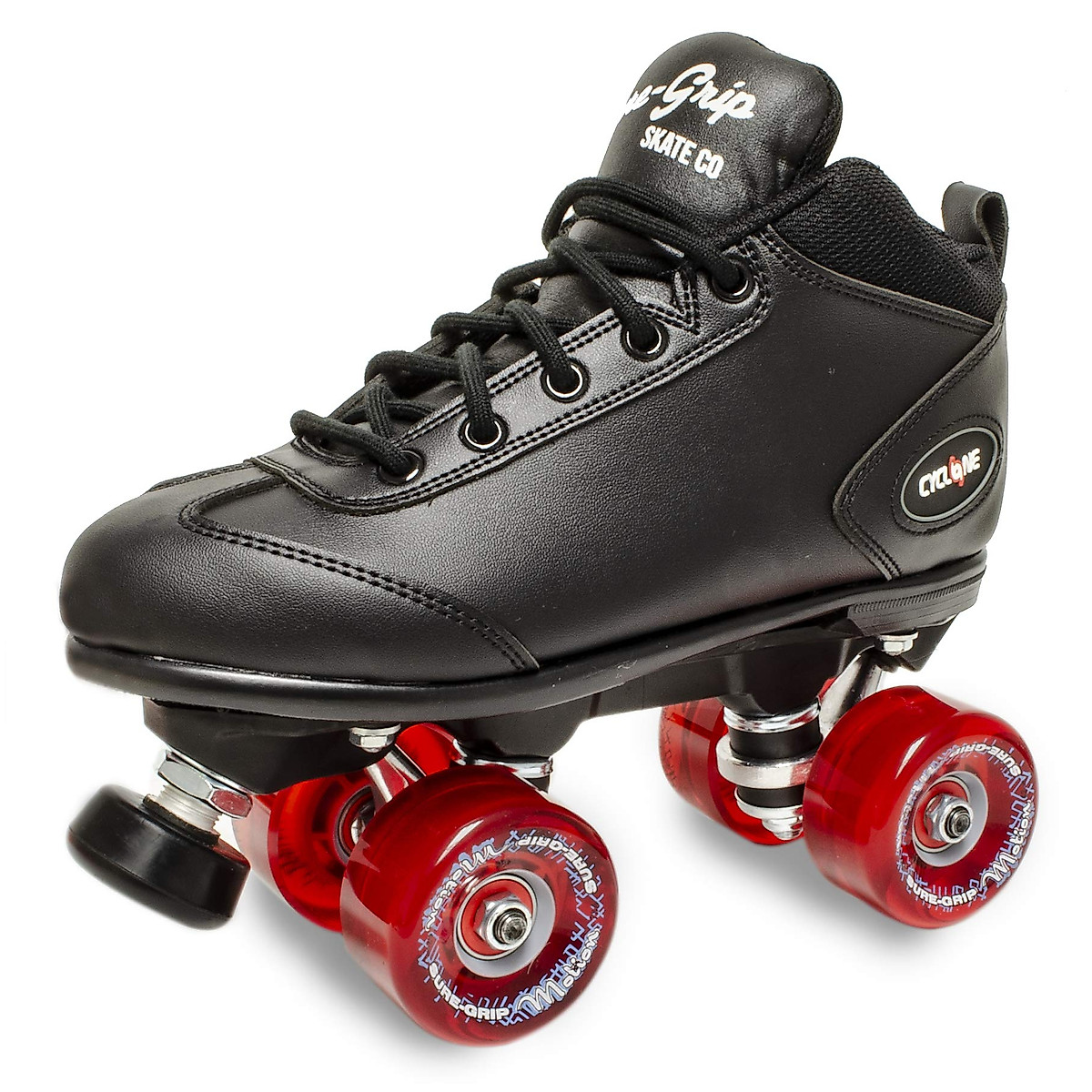 Sure-Grip Cyclone Black Roller Skate Outdoor Red (12)
