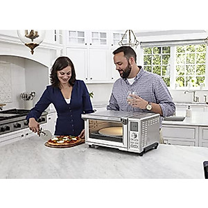 Cuisinart TOB-260N1 Chef's Convection Toaster Oven, 20.87"(L) x 16.93"(W) x 11.42"(H), Stainless Steel
