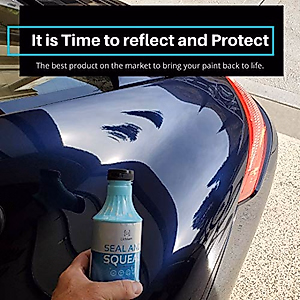 Lithium Seal and Squeal Paint Sealant/Polish - Incredible Shine and Lasting Protection - Curable Amino Functional Polymers Fused with Si02 Ceramic Nano Technology -Lasts for up to 12 Months (16 oz)