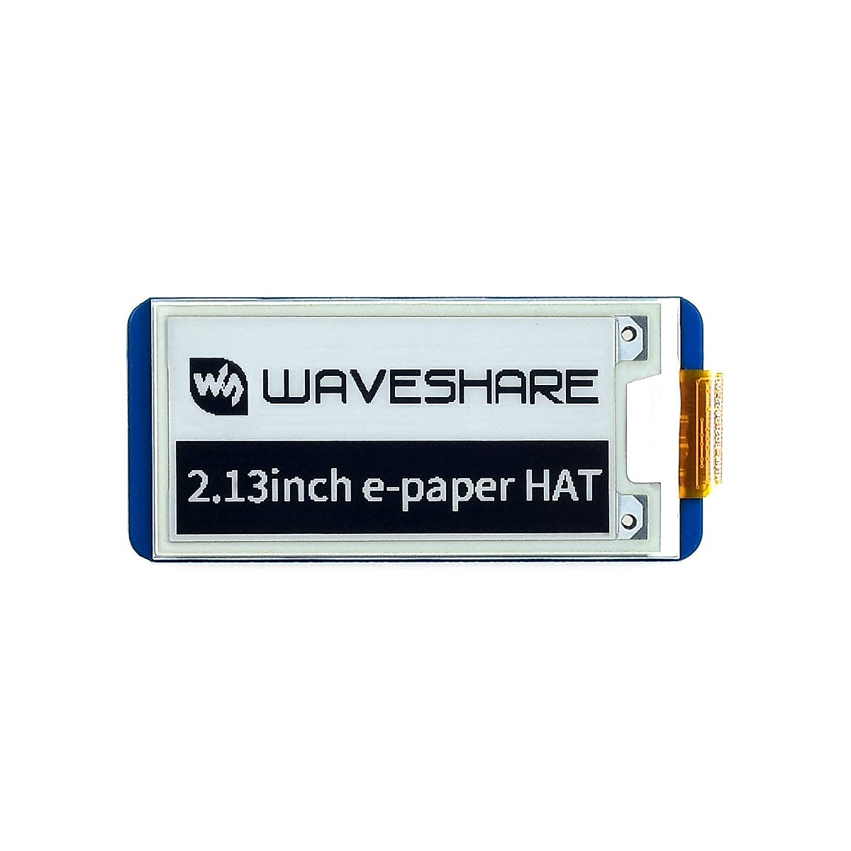 waveshare TOP1 2.13inch e-Paper Display HAT for Raspberry Pi Black/White Electronic Ink Display Screen 250x122 Resolution Supports Partial Refresh 3.3V/5V