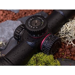 Monstrum G2 1-4x24 First Focal Plane FFP Rifle Scope with Illuminated BDC Reticle | Flat Dark Earth | ZR302 Quick Release Scope Mount | Bundle