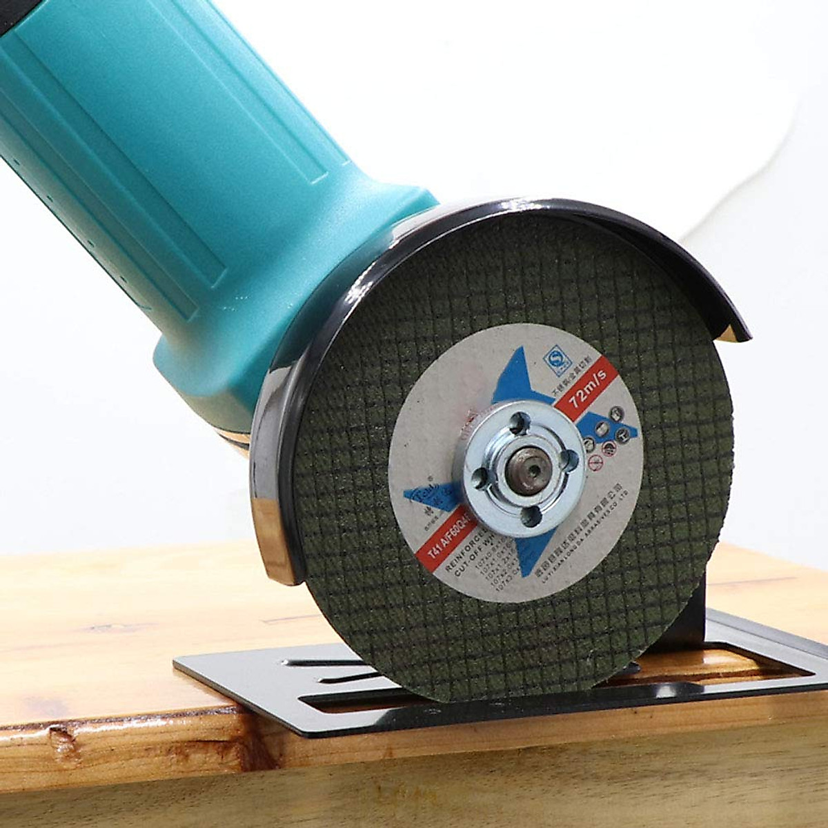 Angle Grinder Protective Cover dezirZJjx Wheel Guard Angle Grinder Balance Base Protection Cover Cutting Machine Bracket - Base+Cover