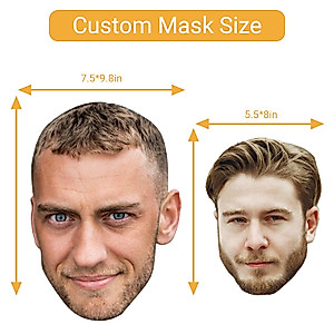 20Pc,Fun Face Cutout Decorations Heads Cardboard Face Cutout,OXYEFEI Punchable Face On A Stick Party Decorations for Birthday Graduation Wedding Bachelorette Party