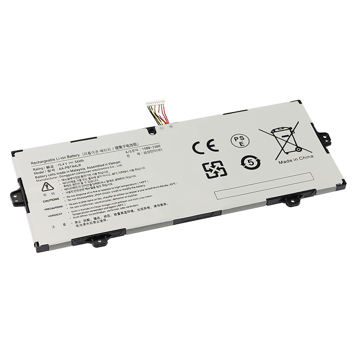 ZTHY AA-PBTN4LR Battery Replacement for Samsung 9 Pro 15" NP940X3M NP940X5M NP940X5N NP940X3M-K01US NP940X3M-K02US NP940X5M-X01US NP940X5N-X01US Series Notebook BA43-00386A 15.4V 54Wh